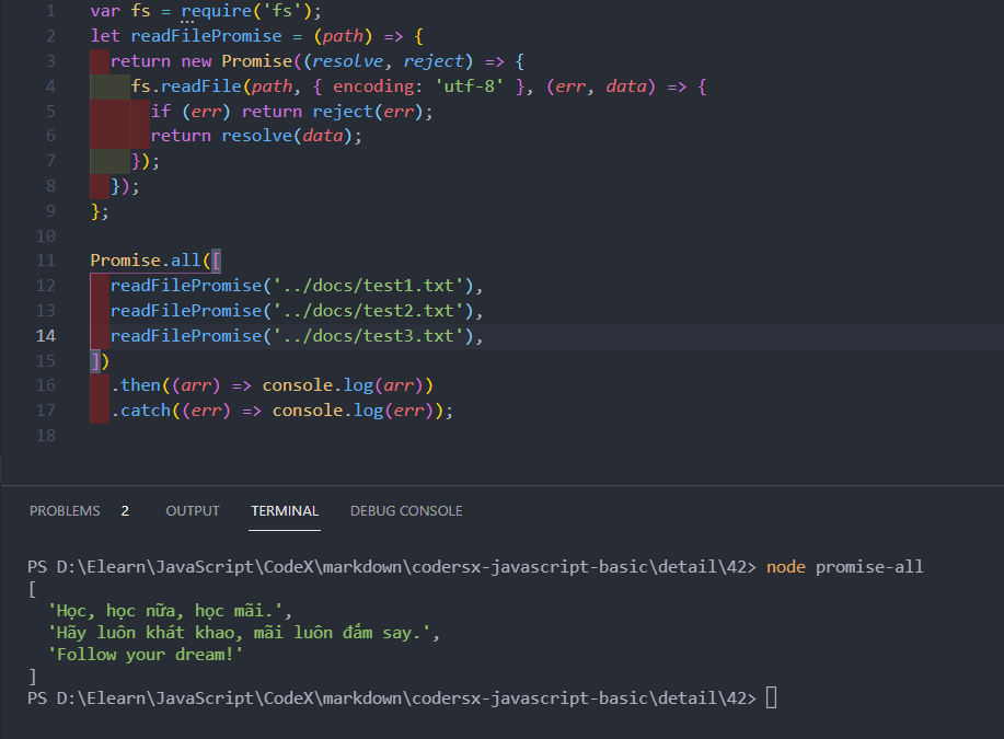Promise.all | codersx-javascript-basic