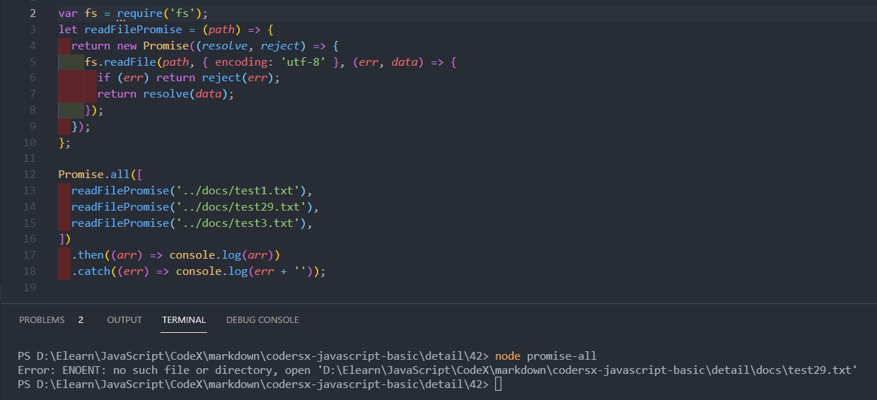 Promise.all | codersx-javascript-basic